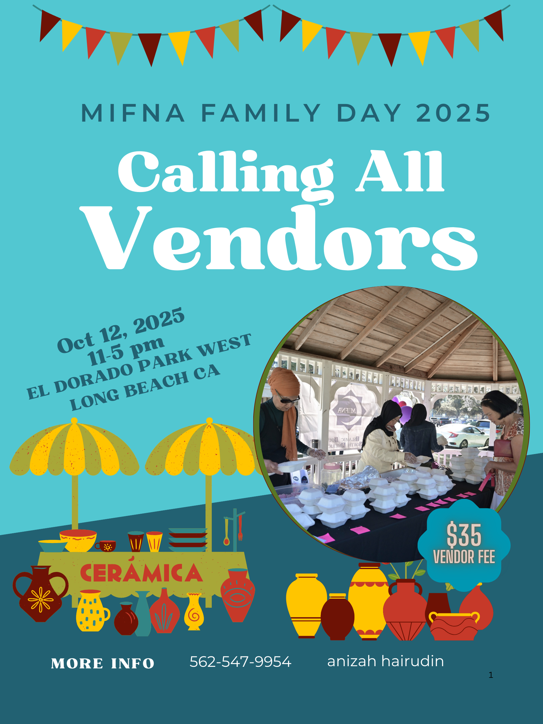 Calling all Vendors for Family Day 2025: Sun, Oct 12th, 2025 – MIFNA